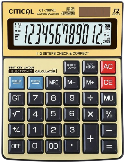 Citical Electronic Calculator